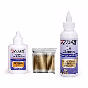 HDP Zymox Retail Solution and Ear Cleaner Hydrocortisone Bundle Size:0.5% Cortisone Solution and Cleanser