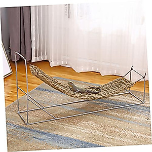 NOLITOY 4 Pcs Climbing Pet Hammock Lizard Hanging Beds Lizards Hammocks Bearded Dragon Tank Accessories Reptile Lizard Lounger Pet Seagrass Cushions Reptile Hammock Reptile Lizard Hammocks
