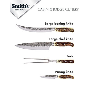 Smith's Cabin & Lodge Cutlery Block Set (14-Piece), One Size, Gray