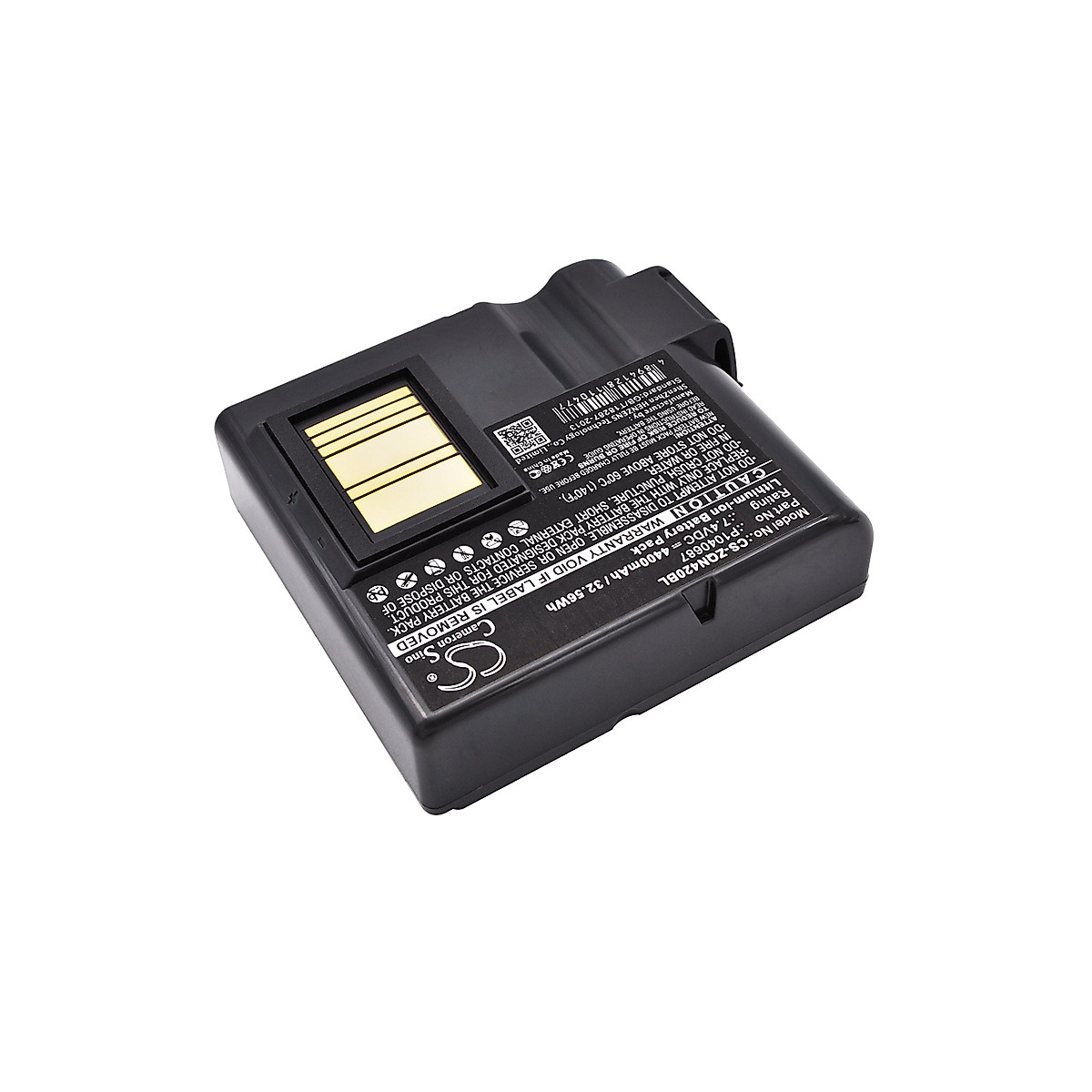 (2PACK) Replacement Battery for QLN420 ZQ630 P1040687 P1050667-016 BTRY-MPP-68MA1-01 Printer 4400mAh 7.4V