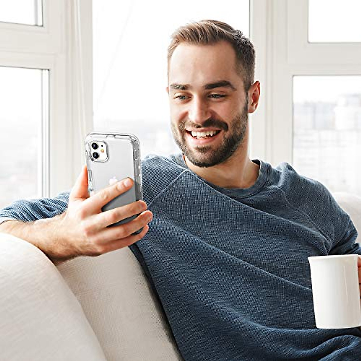 ORIbox Case Compatible with iPhone 11 pro Case, Heavy Duty Shockproof Anti-Fall clear case