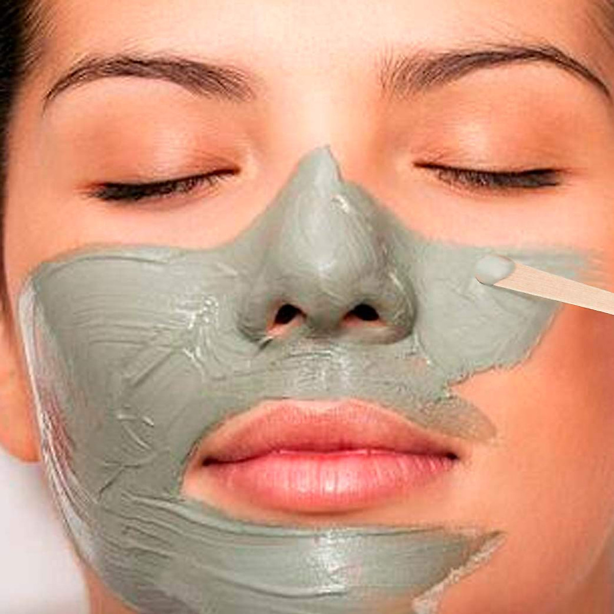 1200 Pack Wooden Waxing Sticks Wax Spatulas Sticks Small Wax Applicator Sticks Wood Craft Sticks Spatulas Applicator for Hair Eyebrow Nose Removal (Without Handle)