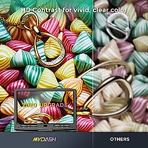 MYDASH 12.5" Portable DVD Player, Car DVD Player for Kids with 10.5" HD Swivel Screen, 5 Hrs Rechargeable Battery, Support CD/DVD/SD Card/USB, Car Headrest Mount Case, Car Charger, Region Free, Black