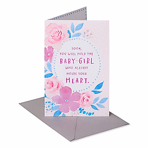 American Greetings Baby Shower Card for Girl (Count Down the Days)