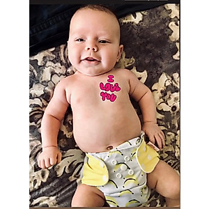 KaWaii Baby Reusable unisex Cloth Diaper Shells, One Size Adjustable Washable Leak-proof Pocket Baby Nappies - 20-Pack