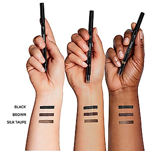 IT Cosmetics Superhero No-Tug Retractable Eyeliner, Brown - All-Day Wear, Waterproof Formula Won’t Smudge - With Avocado Oil, Chamomile Extract, Vitamin E & Carnauba Wax - 0.008 oz