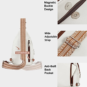 CLUCI Small Sling Bag For Women Bundles With Fanny Pack