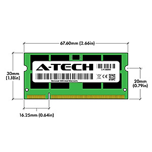 A-Tech 2GB RAM for Toshiba Satellite P105 | DDR2 667MHz SODIMM PC2-5300 200-Pin Non-ECC Memory Upgrade Module