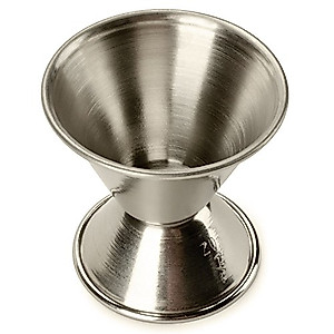 Tezzorio (6 Pack) Double 1/2 & 1 Oz Bar Jigger, Stainless Steel Cocktail Jiggers Pony Shot Measuring Liquor/Bartender Supplies