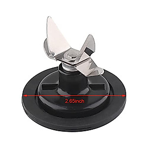 Anbige Replacement Parts Blade with Base Bottom Cap, Compatible with Hamilton Beach Blenders