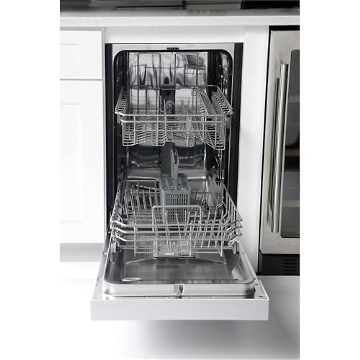 Kucht K7740D Professional 18" Front Control Dishwasher, Stainless Steel