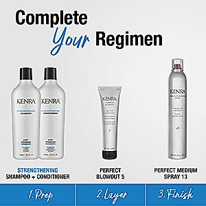 Kenra Strengthening Shampoo | Stop Breakage | Reduces Up To 99% Of Breakage & Provides Hair Breakage Repair | Fortifies Hair Against Daily Aggressors | All Hair Types | 10.1 fl. Oz