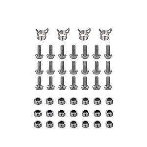 Mikatesi 753-0613 731-0782 731-0781 731-0780 721-0287 Snow Blowers Rubber Spirals Paddles Set & Scraper 731-1033 with Hardware Kit for 21" Yardman MTD Two-Cycle Single Stage Snowblower