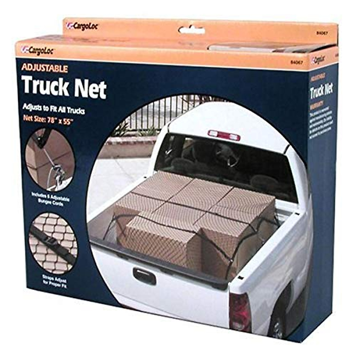 Allied Tools 84067 CargoLoc Adjustable Truck Net 78"x55"