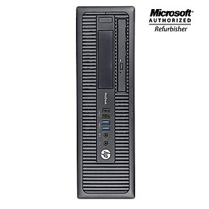 HP ProDesk 600 G1 SFF Desktop PC - Intel Quad Core i5 4570 3.2Ghz 16GB DDR3 RAM, 1TB SSD, DVD, Display Port, USB 3.0, VGA, Keyboard, Mouse, WiFi Adapter, Windows 10 Pro(Renewed)