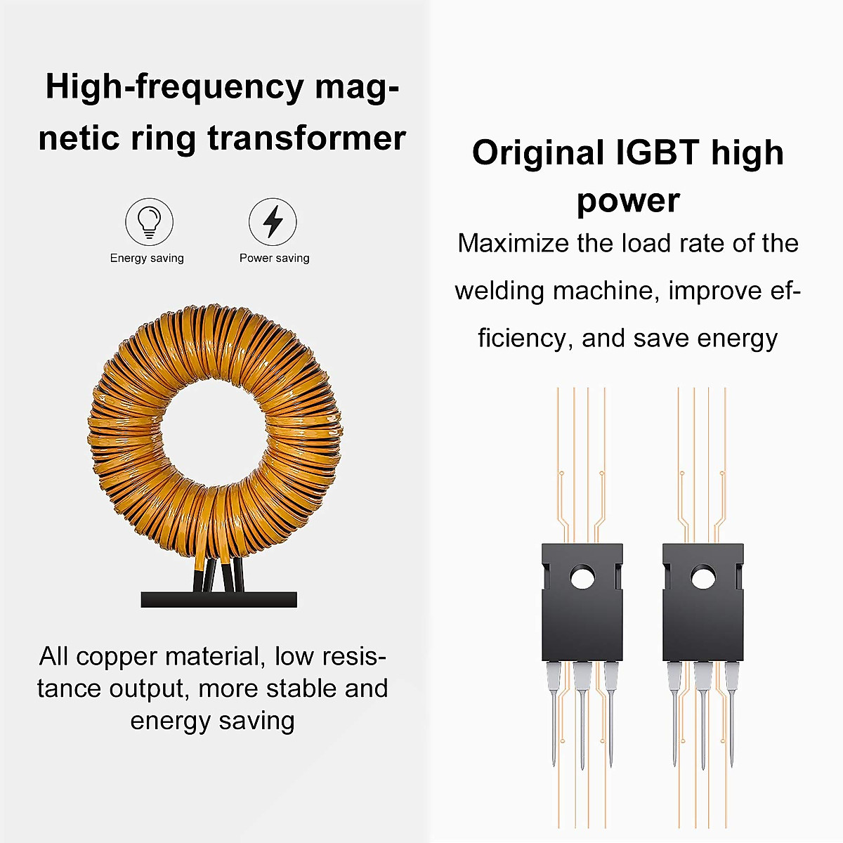 QWEASDF Welder, Welding Machine, A Full Set of Accessories for Household 220v Inverter Automatic Industrial-Grade Portable Welding,1