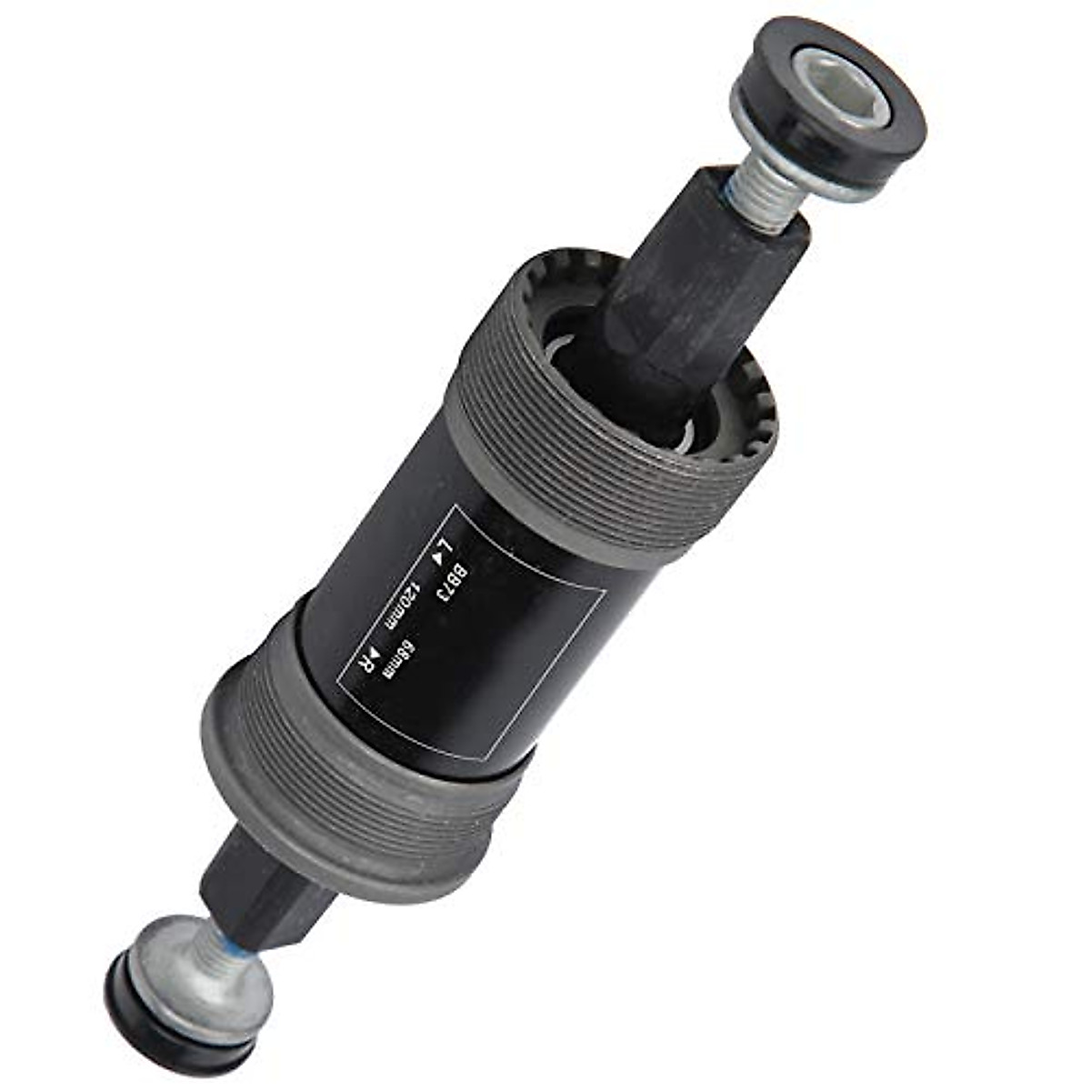 VGEBY 68mm Sealed Bottom Bracket, Taper Metal Bearing with Screws 113mm/120mm/126mm for Mountain Bike (120mm)