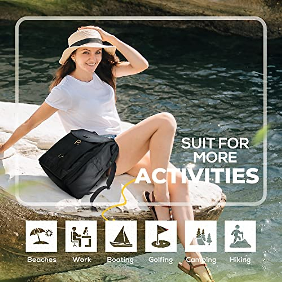 TOURIT Cooler Backpack 26 Cans Lightweight Insulated Backpack Cooler Leak-Proof for Women Men Picnics, Camping, Hiking, Beach, Trip