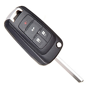 ZENITHIKE Replacement Keyless Entry for Smart Proximity Remote Key Fob Uncut Ignition Keyless 4 Buttons 10 11 12 13 14 15 16 for Chevy for Camaro for Cruze for Equinox for Malibu X 1 Ship from USA