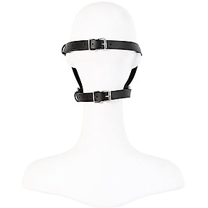 JCAKES Leather Mouth Masks With Metal Rivet Halloween Hollow Out Face Masks Outdoor Riding Headgear Costume Accessory