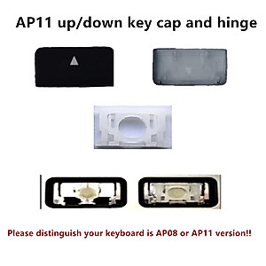 Replacement Individual AP08 Type Up/Down Key Cap and Hinges are Applicable for MacBook Pro Model A1425 A1502 A1398 for MacBook Air Model A1369/A1466 Keyboard to Replace The UP/Down Key Cap and Hinge