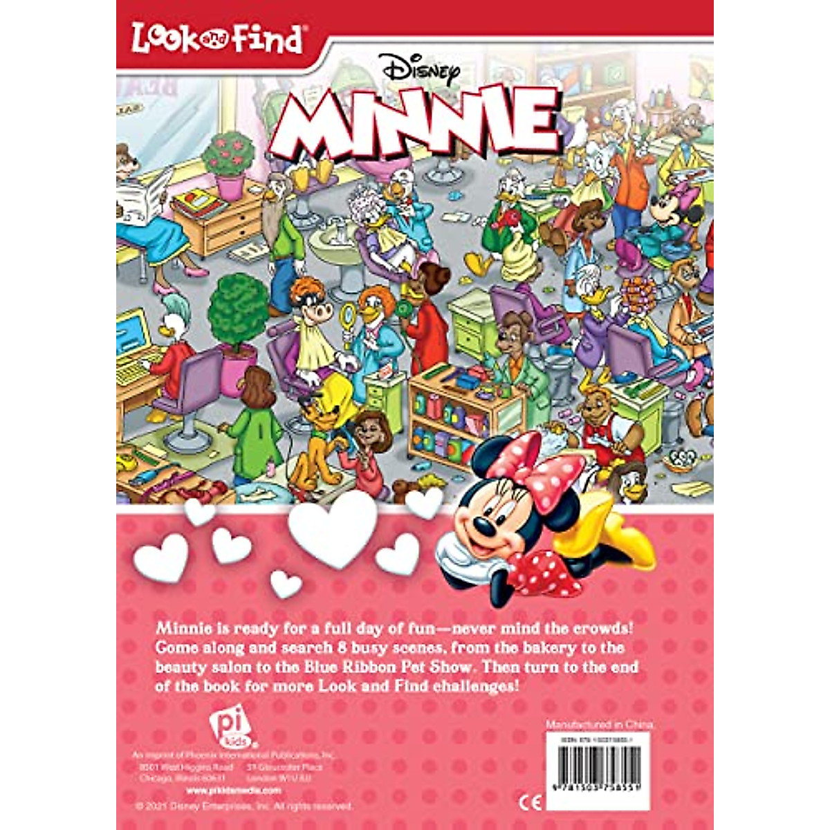 Disney Minnie Mouse - Look and Find Activity Book - PI Kids