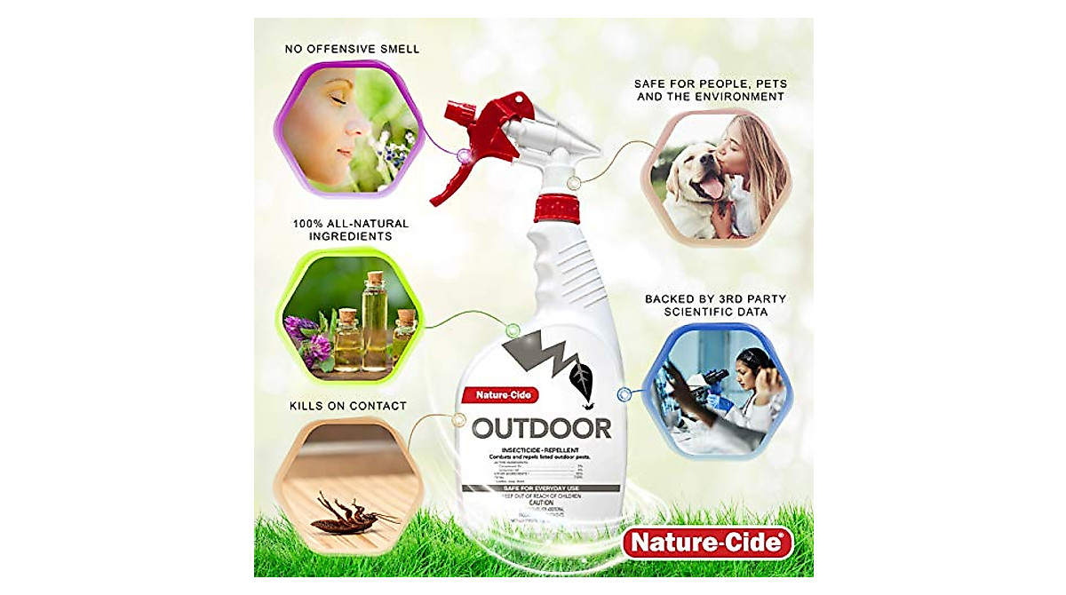 Nature-Cide Outdoor Pest Repellent - Safe, Natural & Non-Toxic