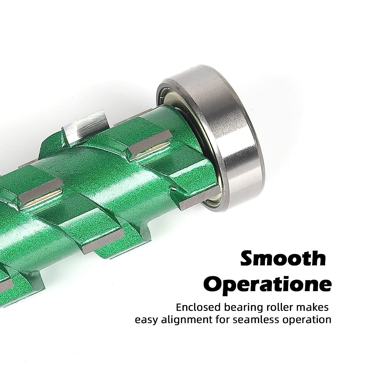 KOWOOD PRO Flush Trim Router Bit(20 Flutes) 1/2"Shank,2-3/4"Cut Length