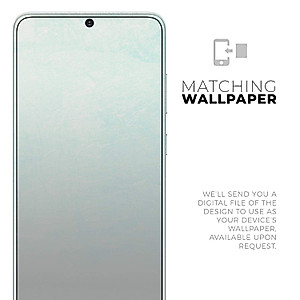 DesignSkinz Teal Grunge Fade to White Protective Vinyl Decal Wrap Skin Cover Compatible with The Samsung Galaxy S20 (Screen Trim & Back Glass Skin)