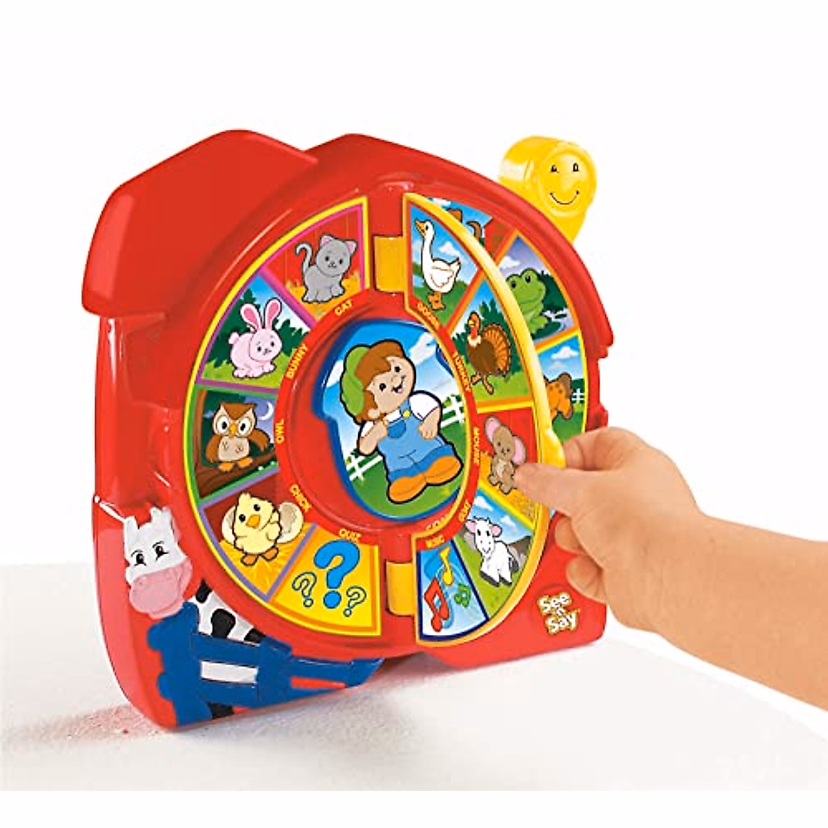 Fisher-Price Little People Toddler Learning Toy, See 'n Say The Farmer Says, Interactive-Game with Music Sounds and Phrases Ages 18+ Months