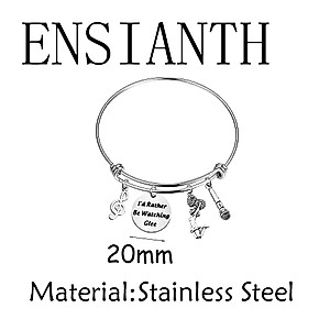 ENSIANTH Musical Comedy TV Show Inspired Gift Glee Lover Gift Glee Fans Gift I'd Rather Be Watching Glee (Watching Glee)