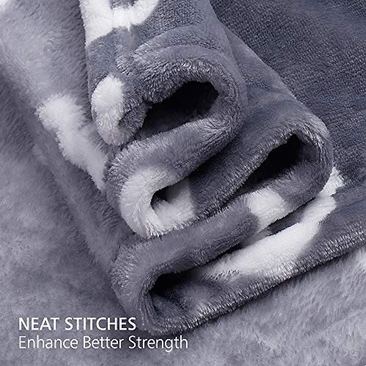 Soft Warm Anchor Plush Throw Blanket for Couch – Comfortable Lightweight Fleece Travel Blanket Nautical Decor 50” x 60”