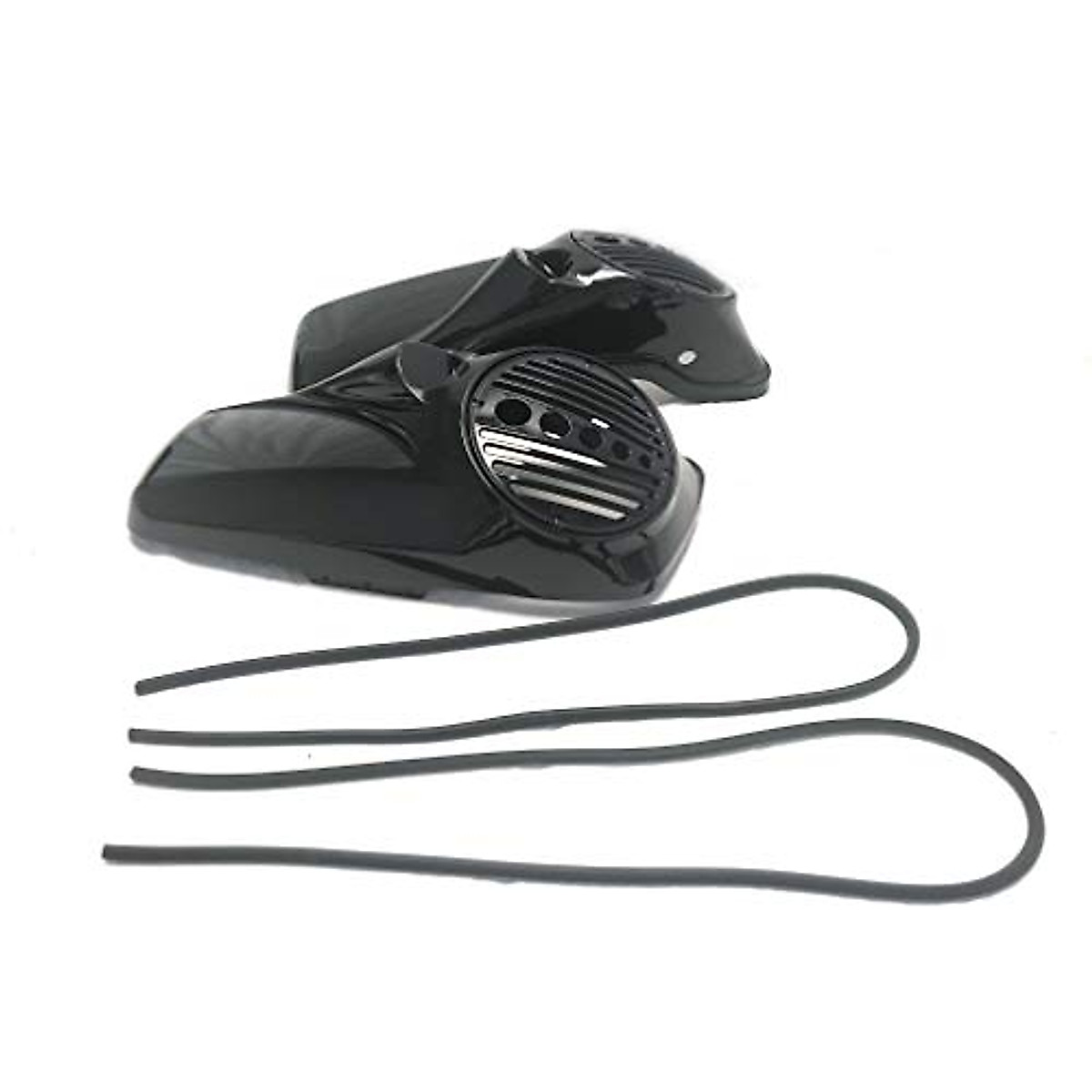 Mutazu 8" Speaker Lids w/Tweeter Port for Harley 2014 up Touring Models