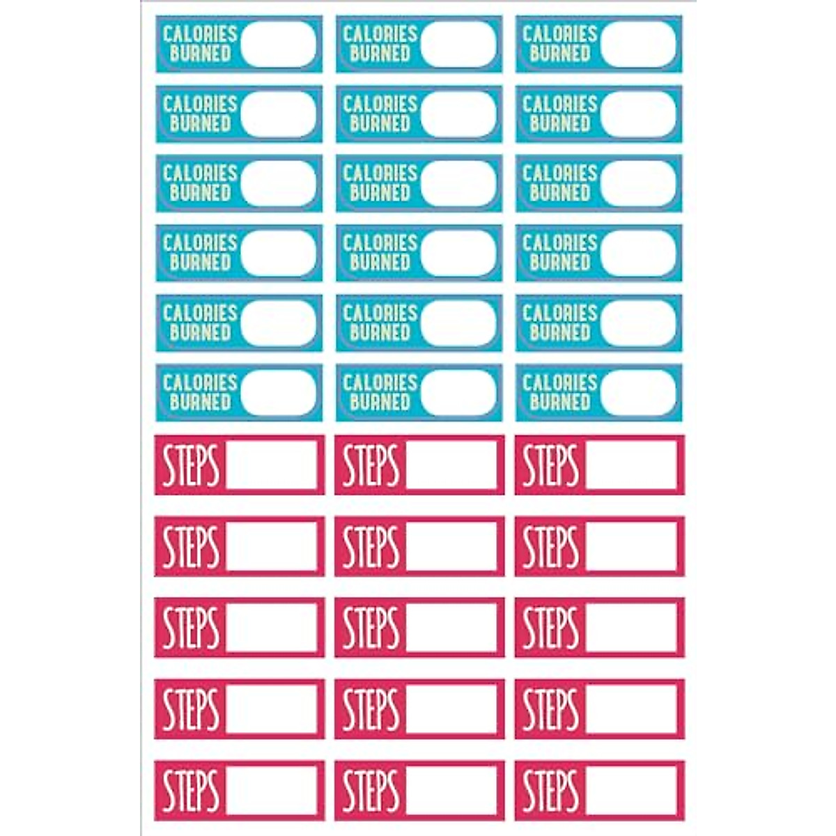 Essentials Health & Fitness Planner Stickers (Set of 325 Stickers)