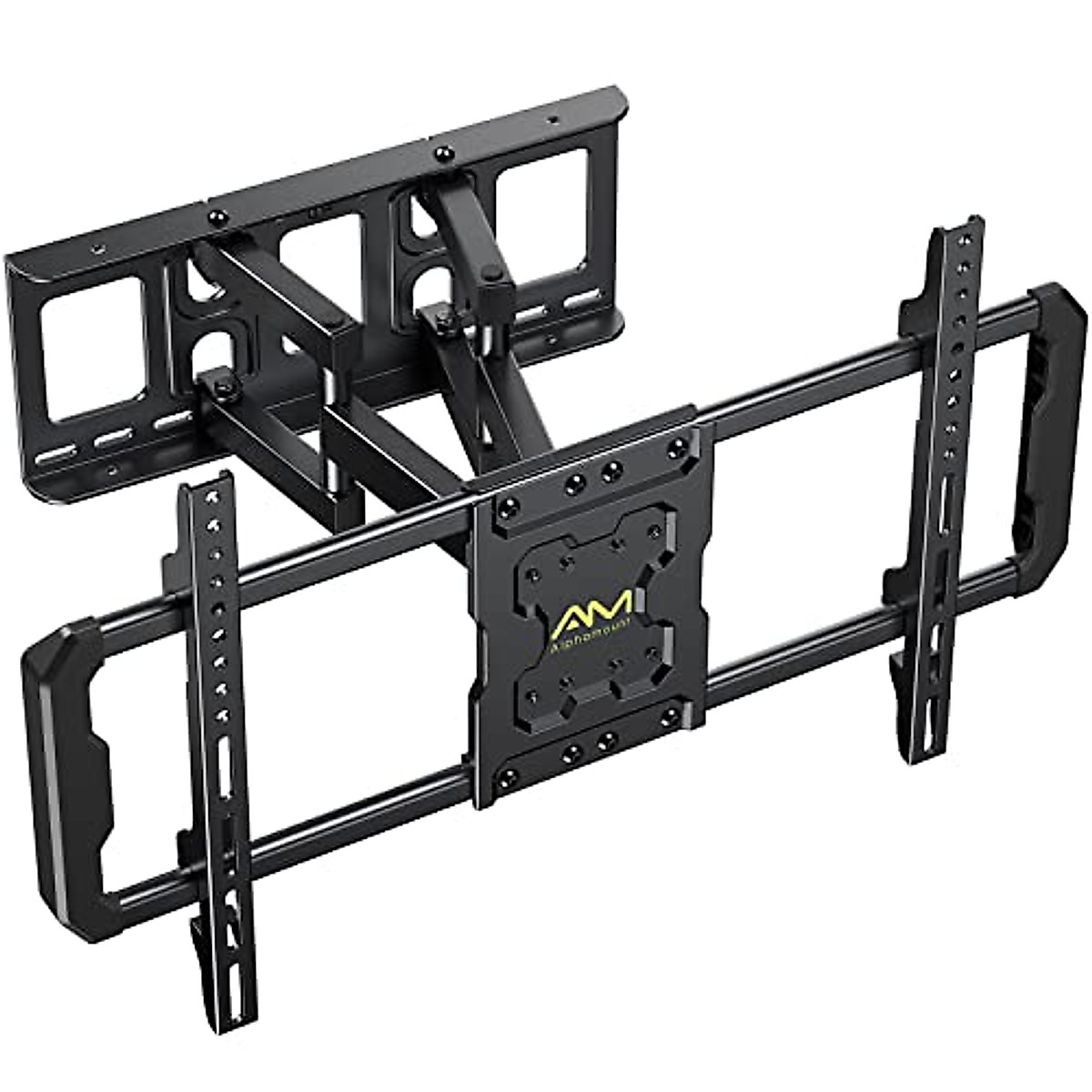 TV Wall Mount Full Motion for Most 37-75 inch OLED QLED 4K Flat/Curved TVs-Sturdy TV Mount Dual Articulating Swivel Tilt Holds up to 132LBS Max VESA 600x400mm- 8/16inch Wood stud Wall Mount TV Bracket
