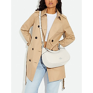 COACH Women's Mara Leather Hobo, Chalk