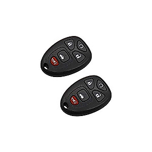 DRIVESTAR Keyless Entry Remote Car Key Replacement for Chevy Silverado 1500/Suburban 1500,for Cadillac Escalade Replaces OUC60270,OUC60221, Set of 2