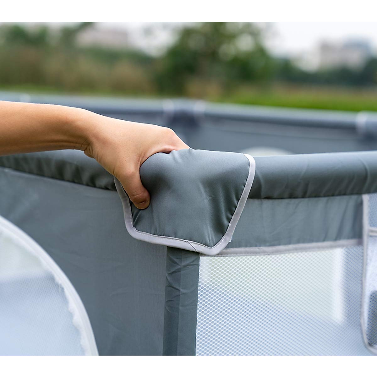 Gaorui Large Kids Baby Ball Pit - Portable Indoor Outdoor Baby Playpen Toddlers Children Safety Play Yard Fun Activities Popular Toys (Not Includes Balls)