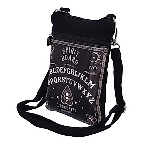 Nemesis Now Spirit Board Shoulder Bag, Black, 23cm