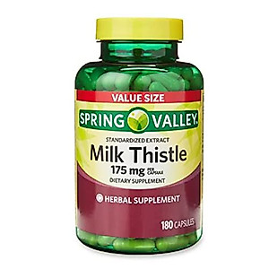 Spring Valley - Milk Thistle 175 mg, 180 Capsules