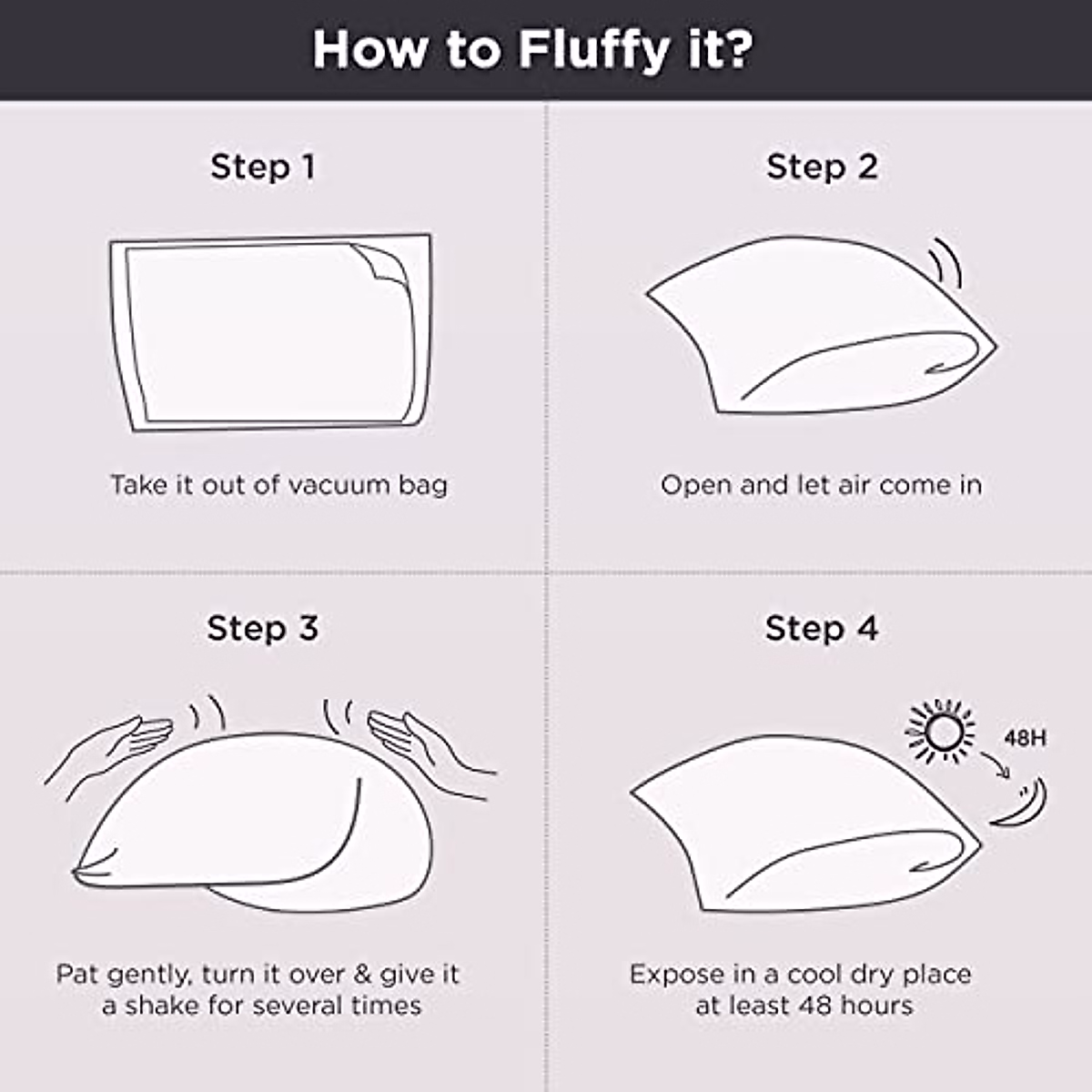 Bedsure Pillows Queen Size Set of 2, Medium Firm Queen Bed Pillows for Sleeping Hotel Quality, Fluffy Queen Pillows 2 Pack for Side and Back Sleeper