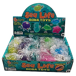 Raymond Geddes Small Sealife Boba Stress Balls (Pack of 24)