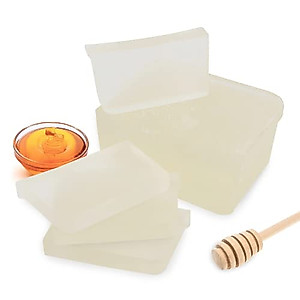 Primal Elements Honey Soap Base - Moisturizing Melt and Pour Glycerin Soap Base for Crafting and Soap Making, Vegan, Cruelty Free, Easy to Cut - 5 Pound