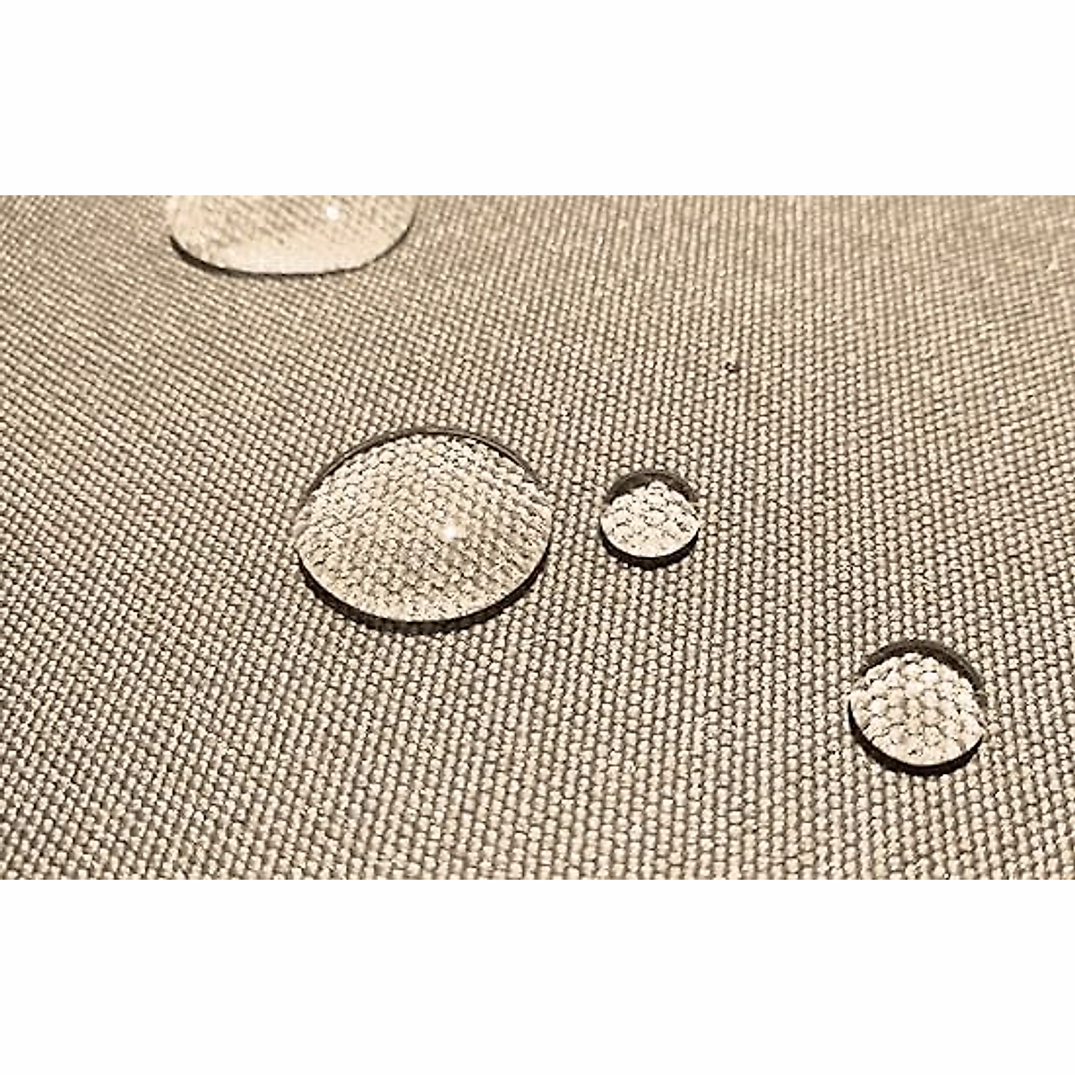 Eevelle Meridian Patio Rectangular Table Cover with Marine Grade Fabric - Outdoor Table Cover - Furniture Set Covers for Dining Table - Easy to Install - (25"H x 112"L x 68"W, Khaki)