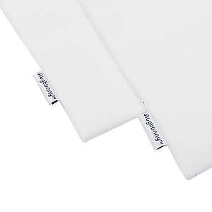 Augbunny 100% Cotton Canvas Clothespin Bag 2-Pack (White)