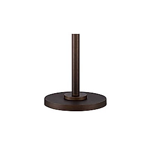 Possini Euro Design Meridian Light Blaster Modern Torchiere Floor Lamp 72" Tall Oiled Rubbed Bronze Frosted Glass Shade CFL Bulbs for Living Room Reading House Bedroom Home Office