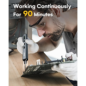 Rush Deer 70-in-1 Electric Screwdriver Set - Rechargeable Mini Precision Power Screwdriver with 64 Magnetic Bits, 5 Torque Settings, For Phone, Laptop, Camera - Cordless and Portable