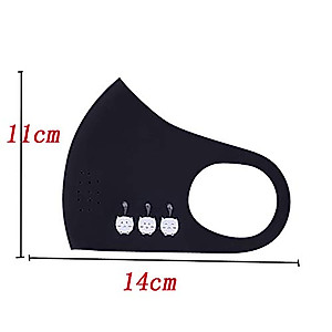 PENATE 1PC Children's Fashion Summer Breathable Face Bandanas Thin Cute Printing Washable Facemasks -Ship Fron USA