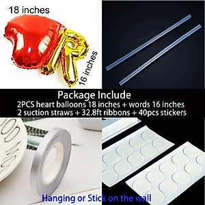 LOONELO We Appreciate You Foil Balloons, 2024 Appreciation Week Hanging Foil Balloons Banner, Thank You Balloons for Wedding Congrats Grad National Nurses Week Happy Retirement Party Decor (Gold)