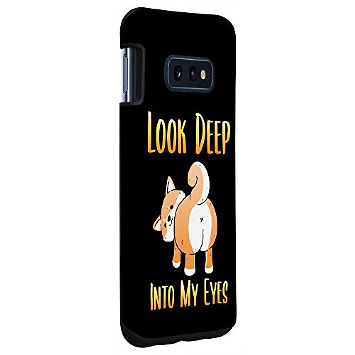 Galaxy S10e Funny Shiba Inu Uni Dog Look Deep Into My Eyes Japan Case